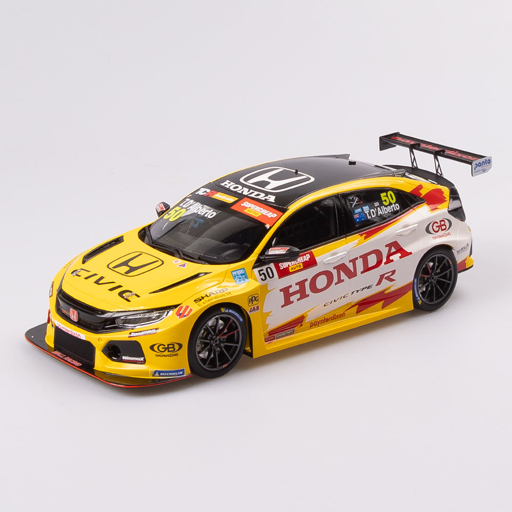 1:18 Honda Wall Racing #50 Honda Civic Type R TCR - 2022 TCR Australia ...